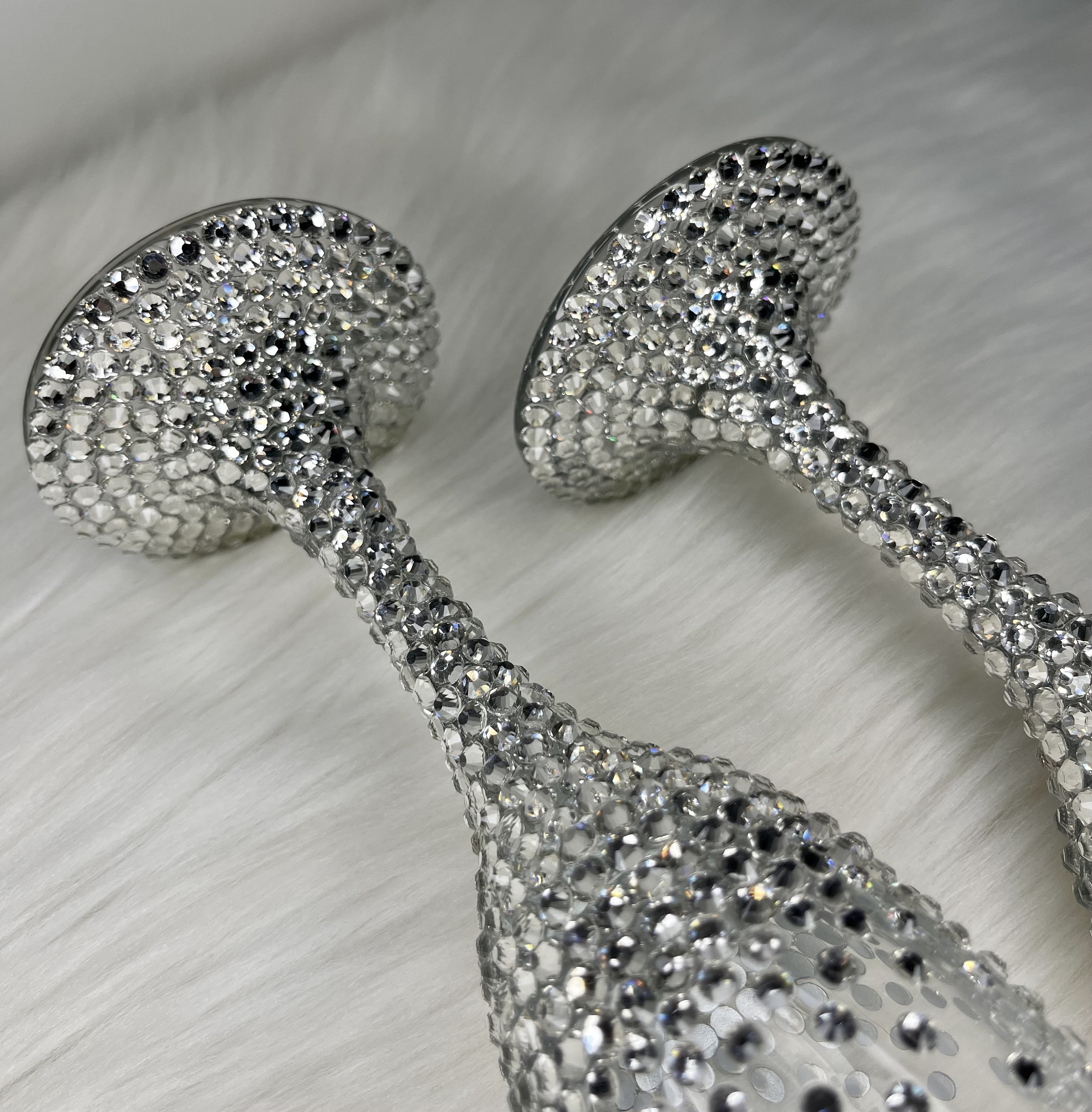 Ombre Rhinestone Champagne Glass • Bling Champagne Flute - Etsy UK