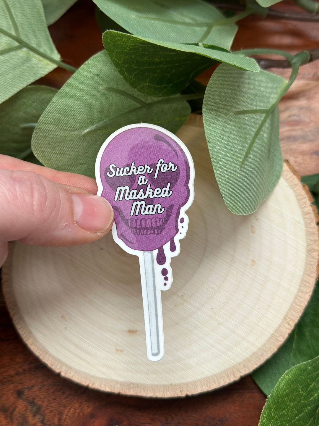 Sucker for a Masked Man Sticker - Etsy