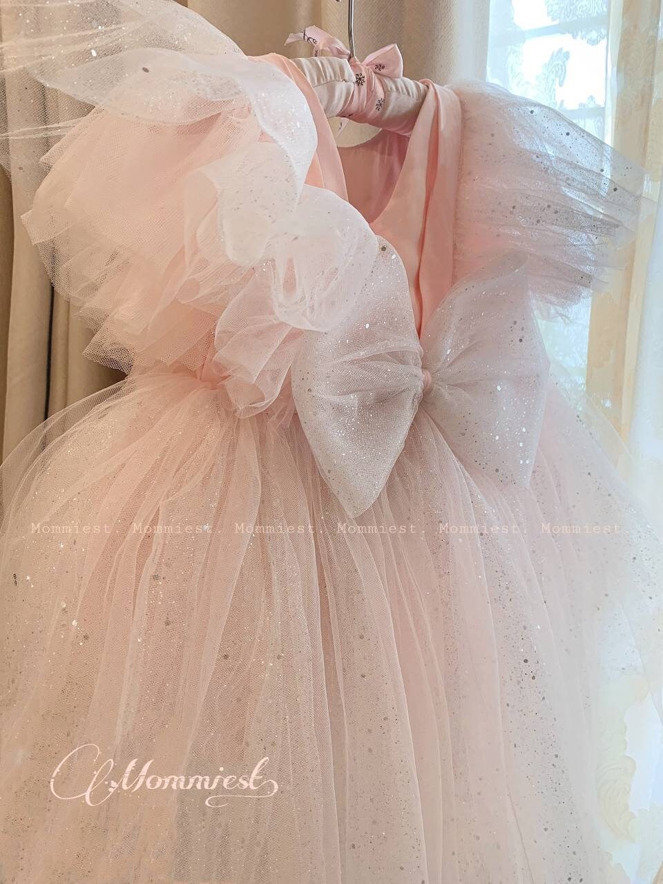 Twinkle High Low Pink Baby Girl Dress 1st Birthday Baby - Etsy
