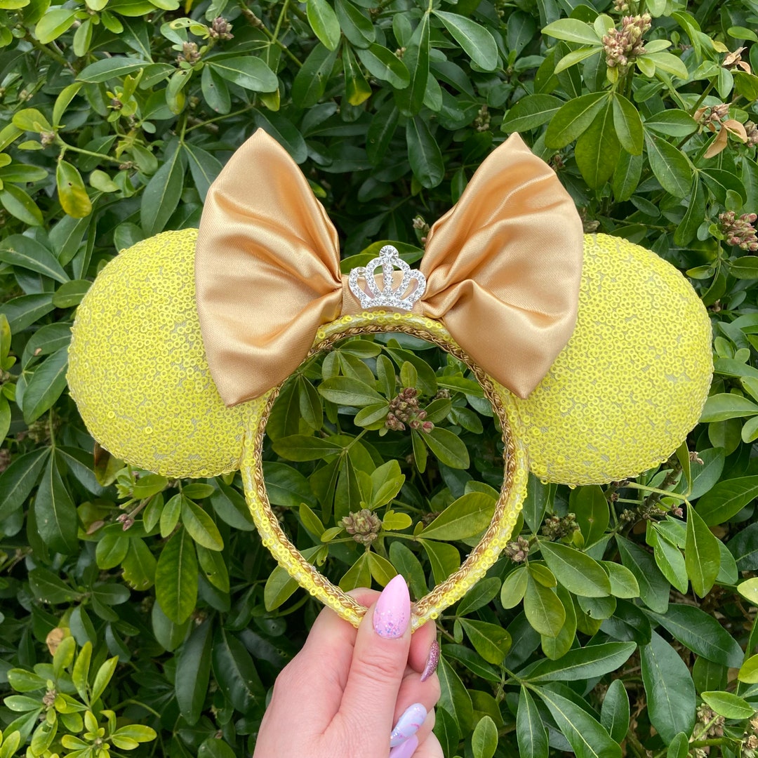 LUXURY Yellow Tiara Ears - Etsy