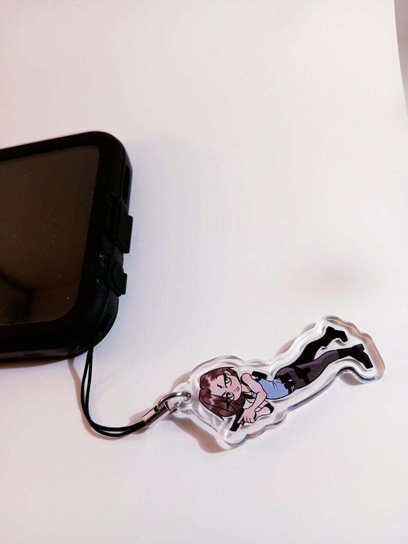 RE3R Jill Valentine Acrylic Phone Charm Resident Evil - Etsy