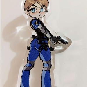 Leon Kennedy Chibi Pin Resident Evil Inspired Pin - Etsy