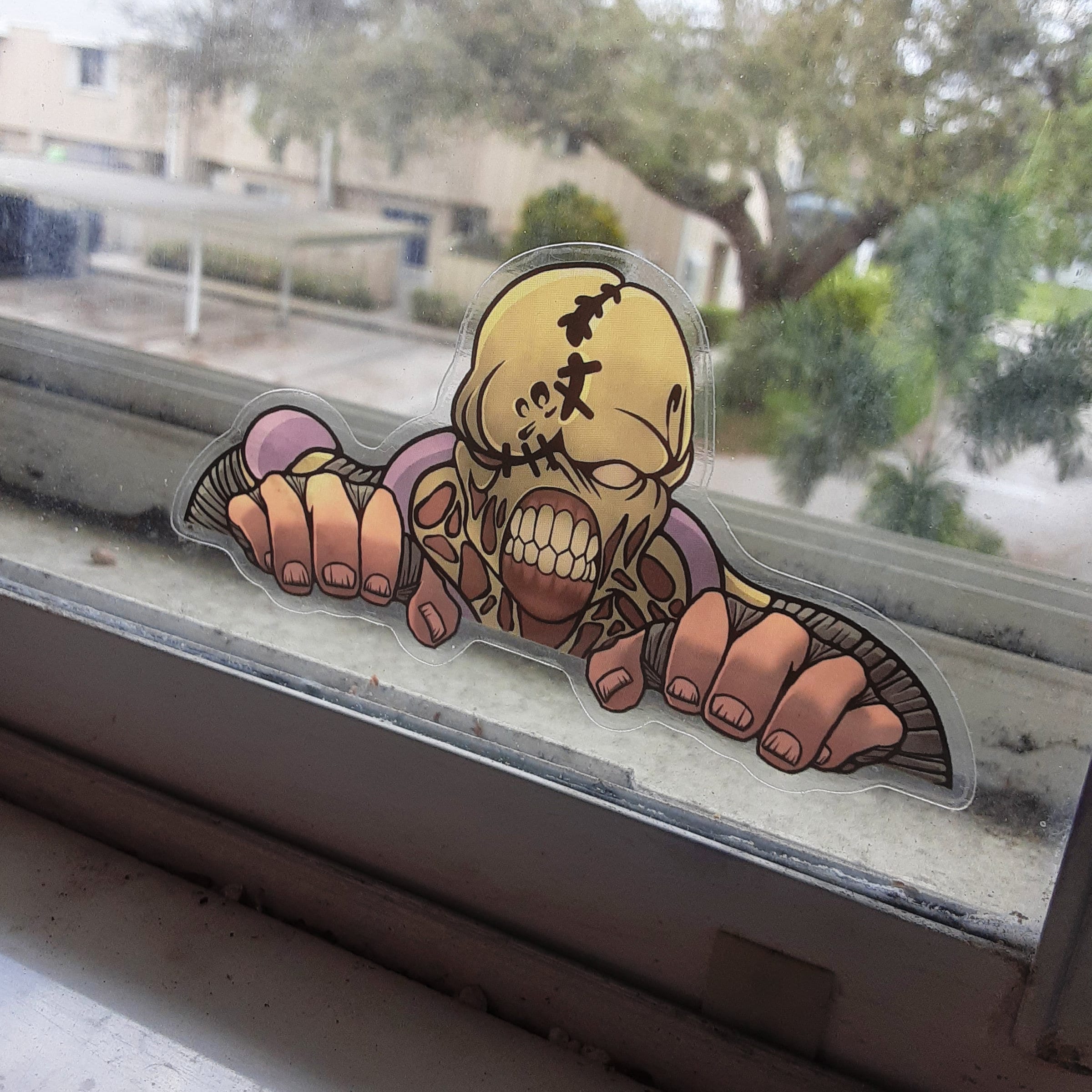 Resident Evil: Nemesis Clear-border Peeking DBD Resident Evil Sticker ...