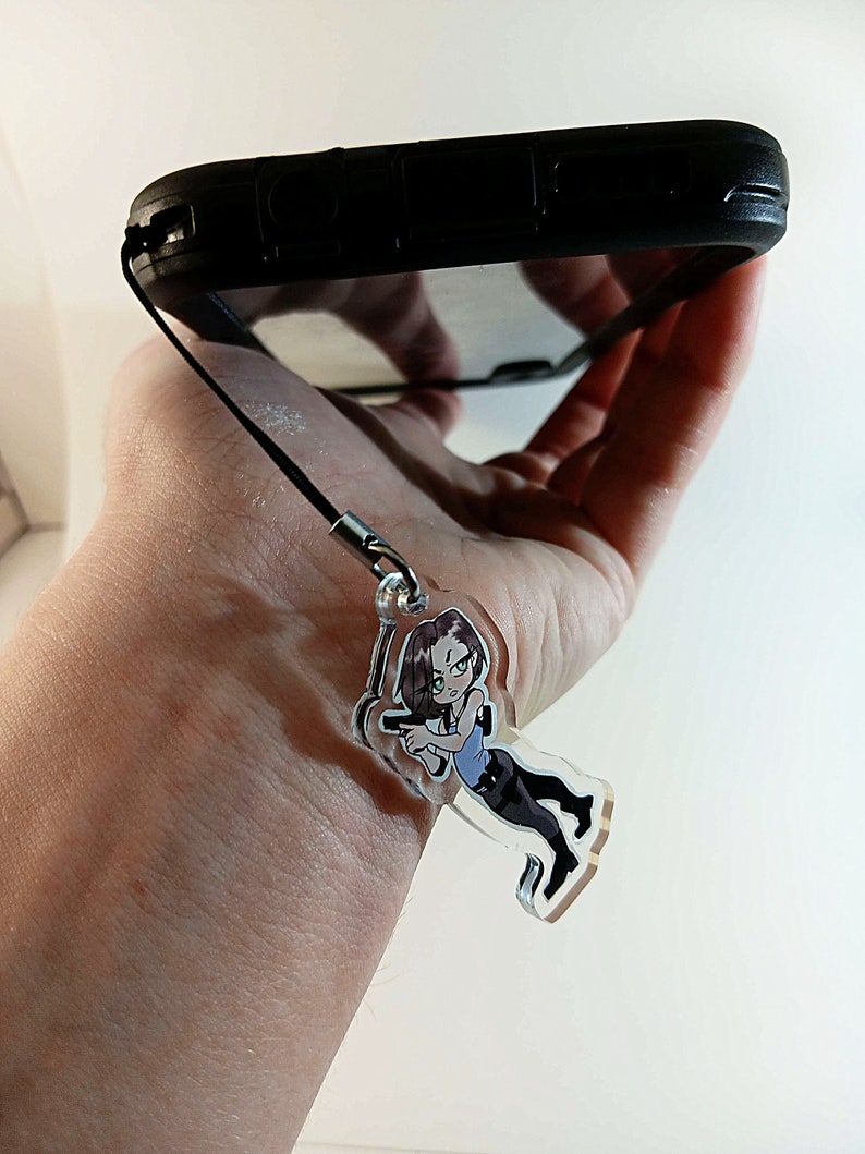 RE3R Jill Valentine Acrylic Phone Charm Resident Evil - Etsy