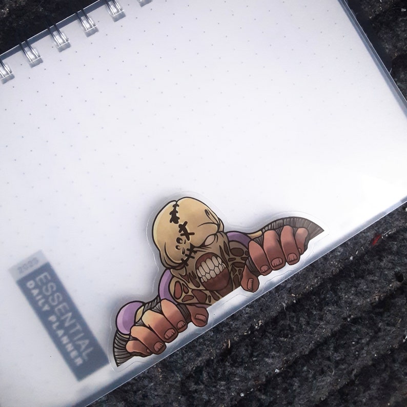 Resident Evil: Nemesis Clear-border Peeking DBD Resident Evil Sticker ...