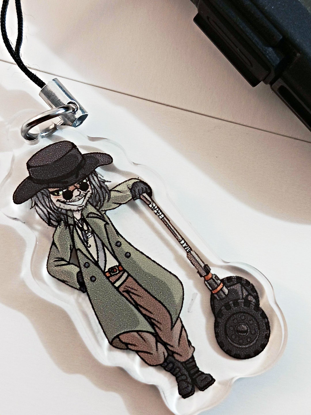 Karl Heisenberg Acrylic Phone Charm/keychain Resident Evil - Etsy