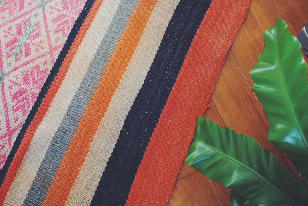 Peruvian Frazada - Handmade 100% Floor Rug - Sheep Wool and Natural ...