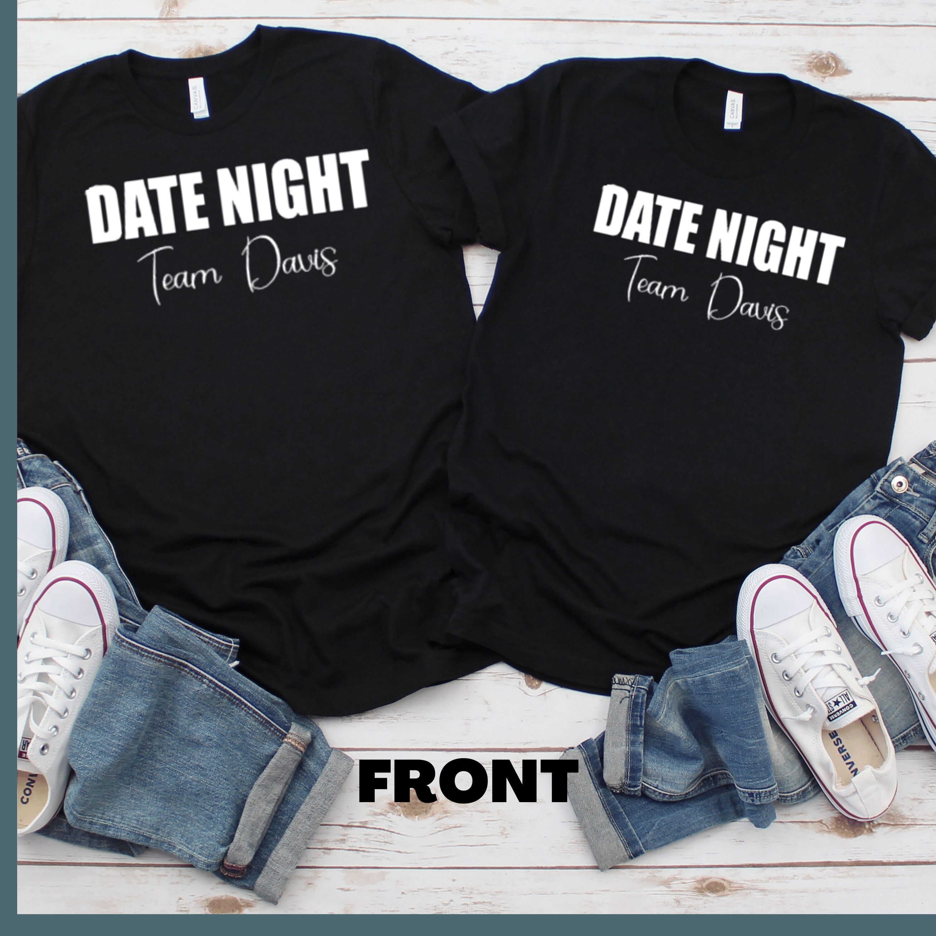 Date Night Shirts Matching Couples Shirt Couple Tees - Etsy