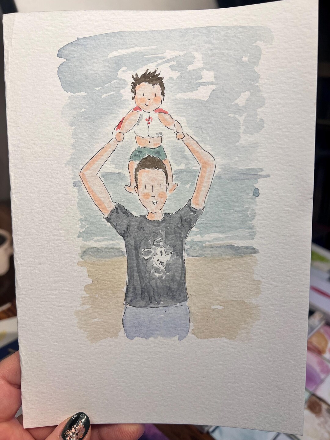 Custom A5 Special Occasions Portrait Cards, Bespoke Illustration ...