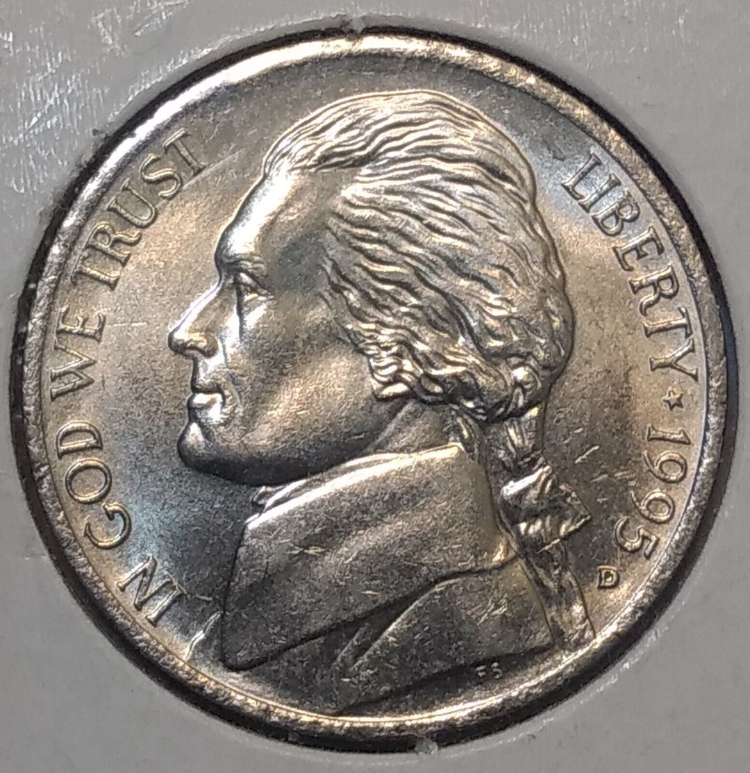 Granny Estate Find - 1995 D Jefferson Nickel - Ungraded - Etsy