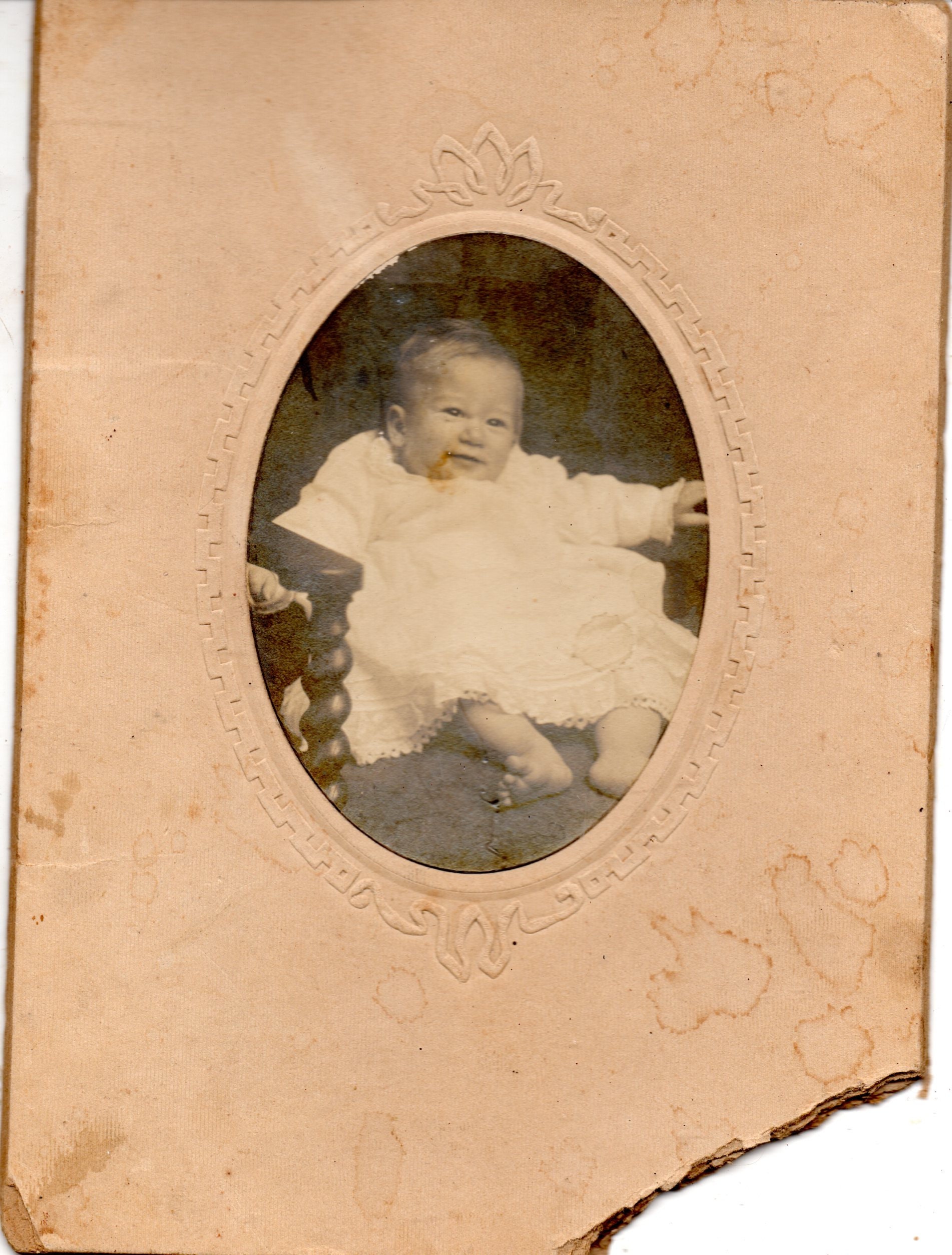 Antique Cabinet Card Style - Baby Picture (circa 1900) - Etsy