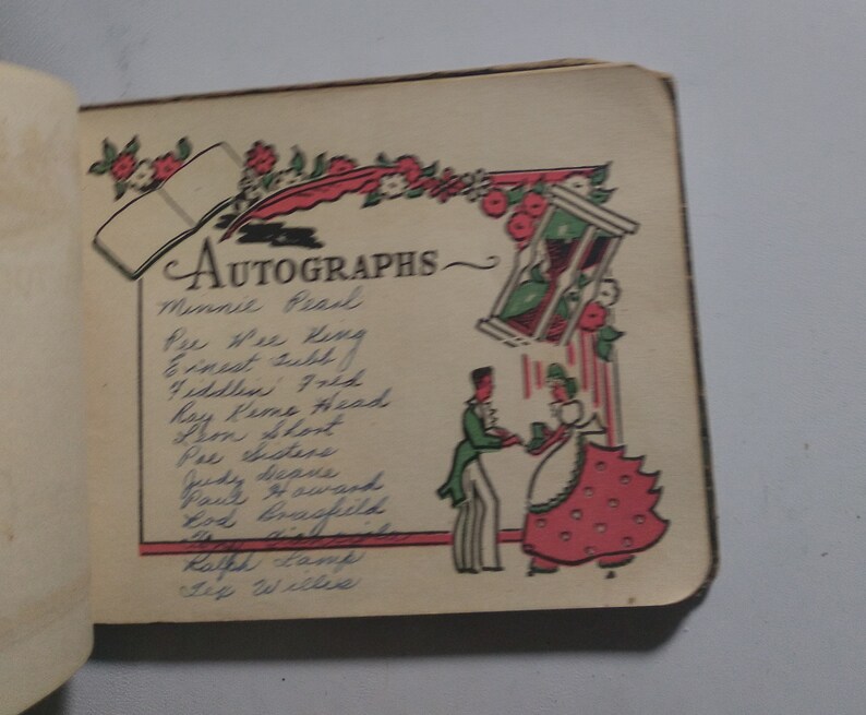 Early 1900s School Autograph Book - Etsy