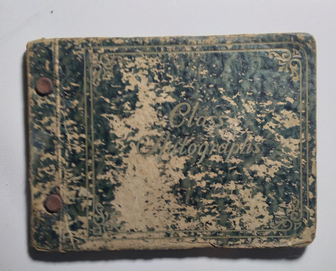 Early 1900s School Autograph Book - Etsy