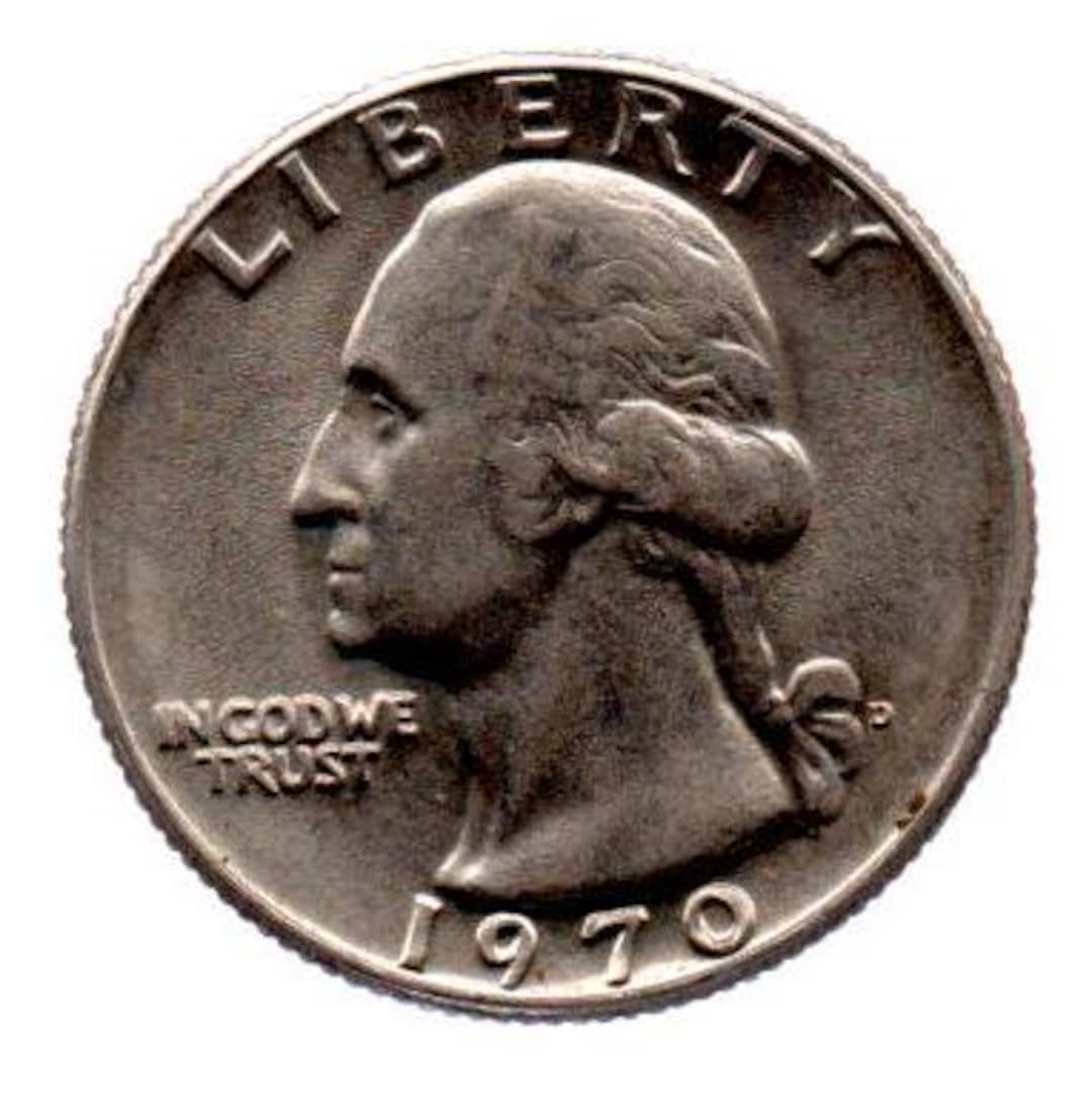 Vintage 1970 D Washington Quarter - Etsy