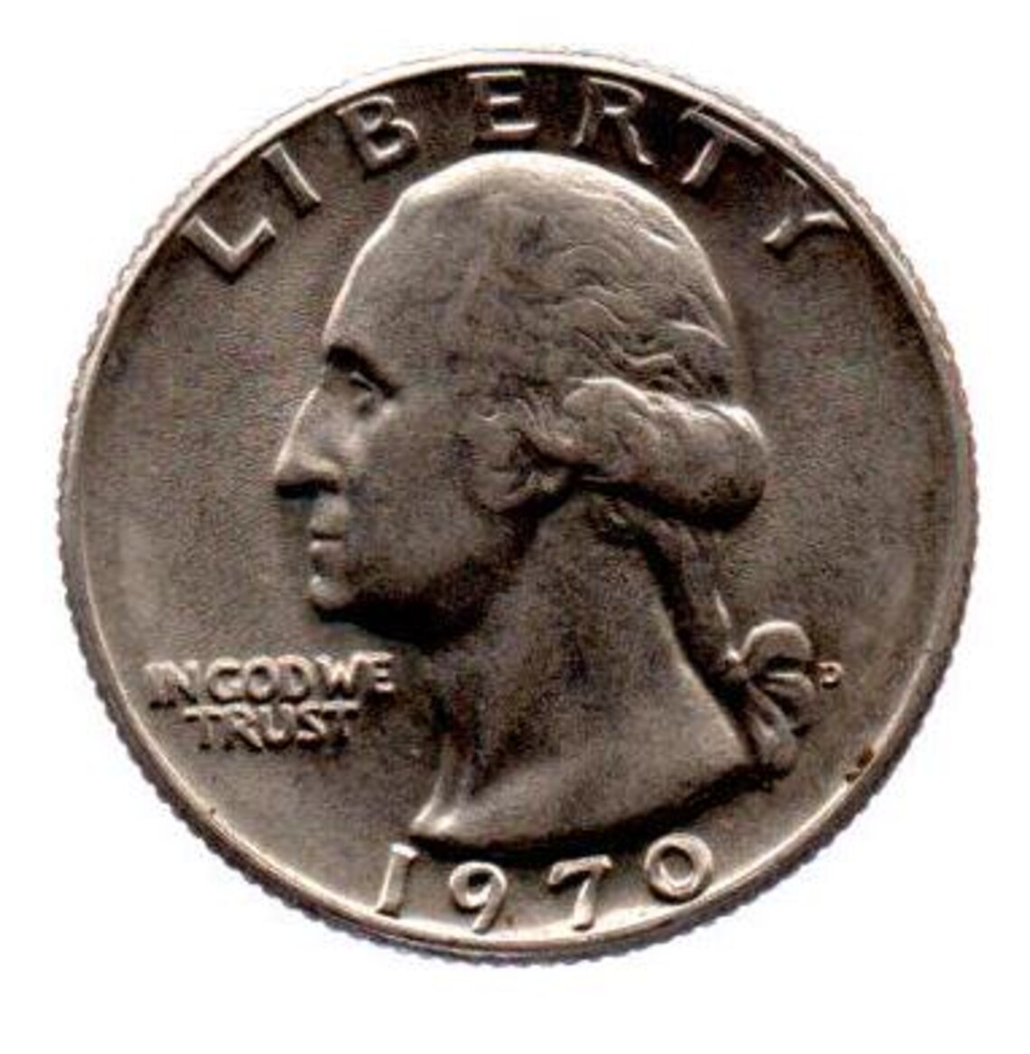 Vintage 1970 D Washington Quarter - Etsy