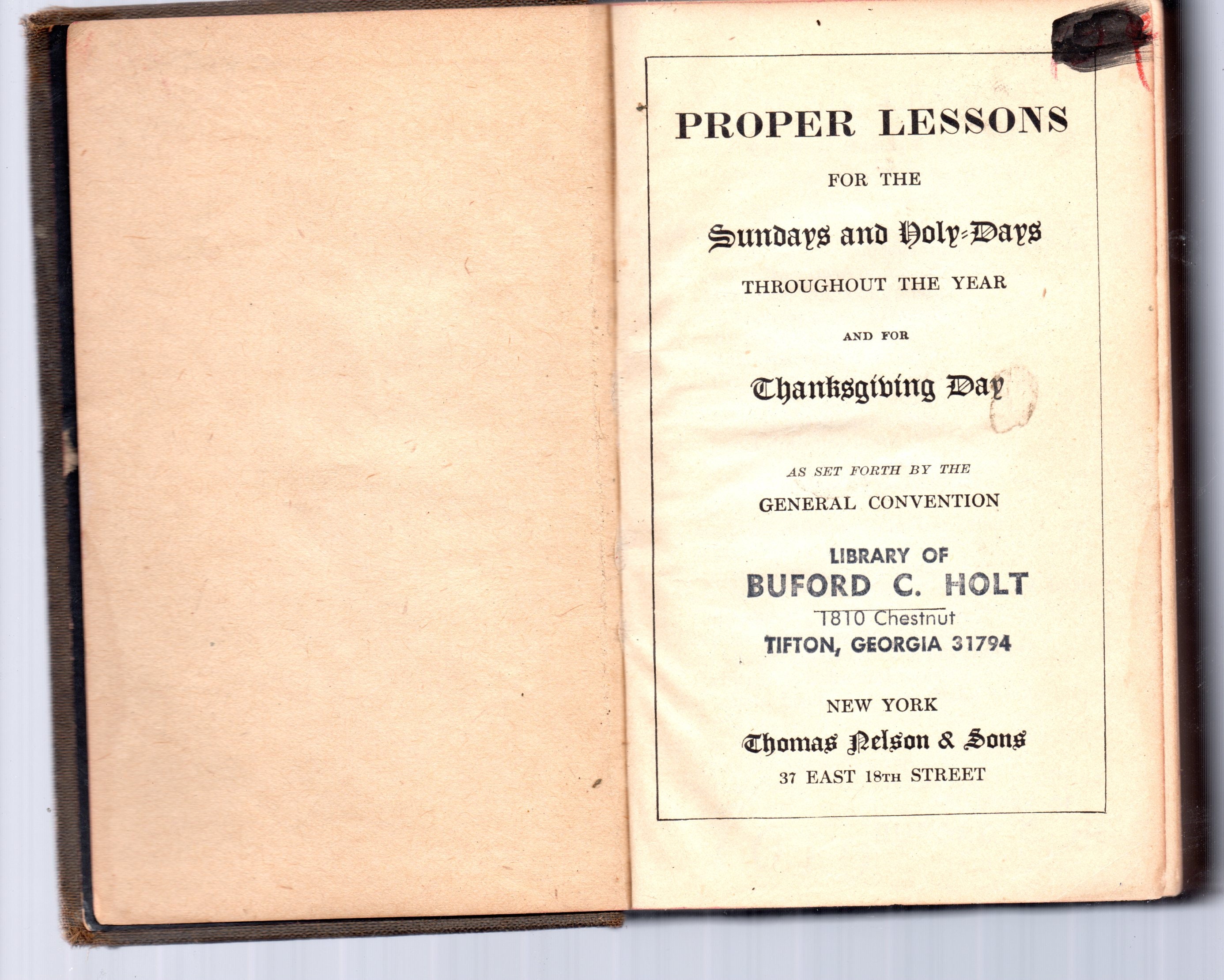 Proper Lessons for the Sundays and Holy-days Throughout the Year and ...