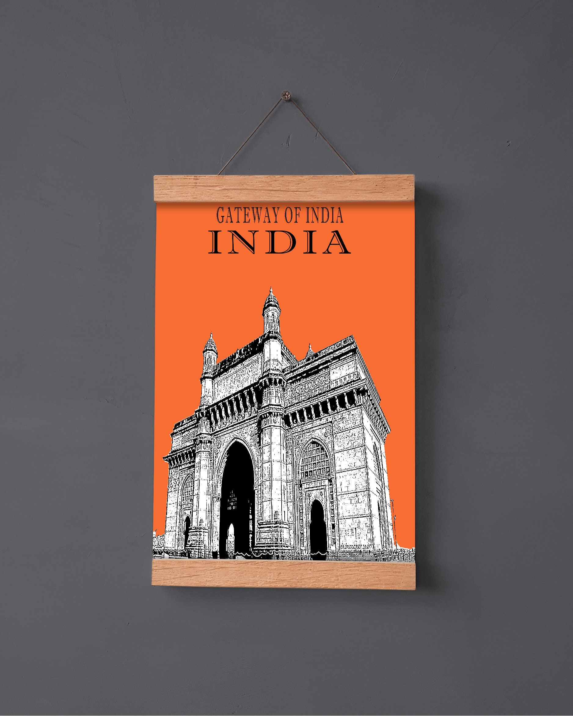 Travel Poster, Gateway of India, Mumbai Poster, India Prints, Travel ...