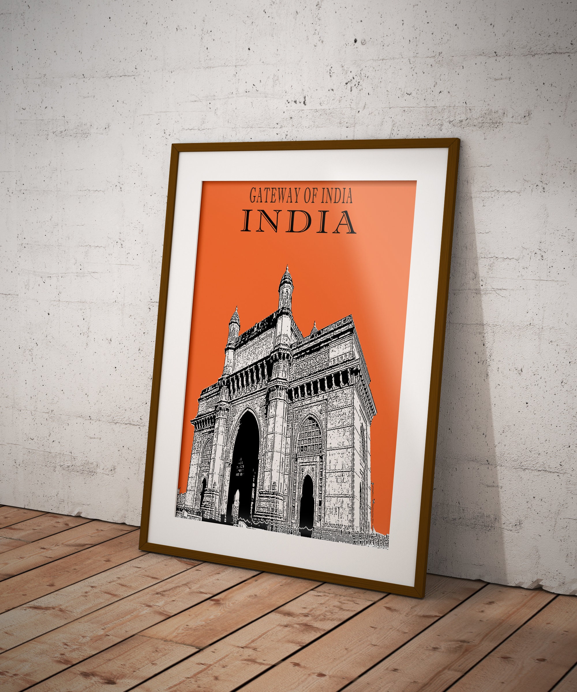 Travel Poster, Gateway of India, Mumbai Poster, India Prints, Travel ...