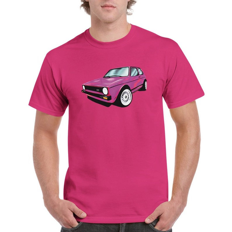 Volkswagen Golf Rabbit GTI T-shirt, Sexy Pink Print, Various Colours ...