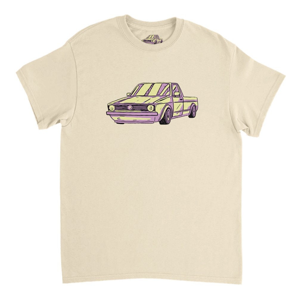 VW Caddy Rabbit Mk1 Volkswagen Truck Vdub Artwork Heavyweight Unisex ...