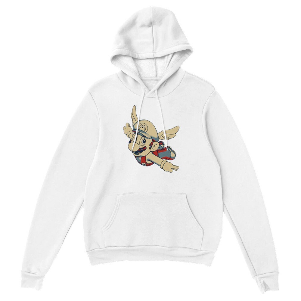 Super Mario 64 Winged Cap Flying Hoodie Classic Gaming N64 Nintendo 64 ...
