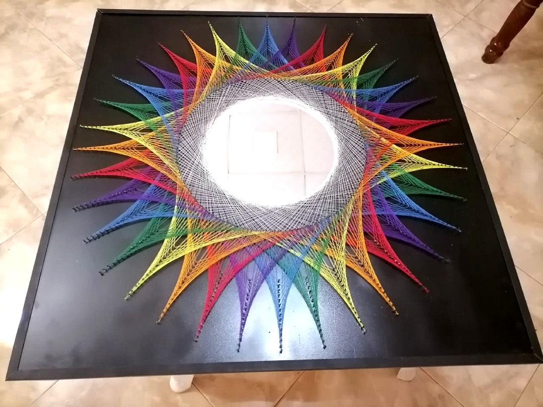 String Art, Wall Hanging, Home Decor, Wall Decor With Mirror for Home ...