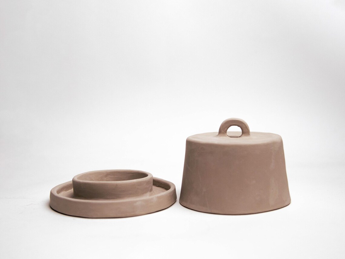 Butter Dish Template, Butter Dish With Lid, Pottery Butter Dish ...