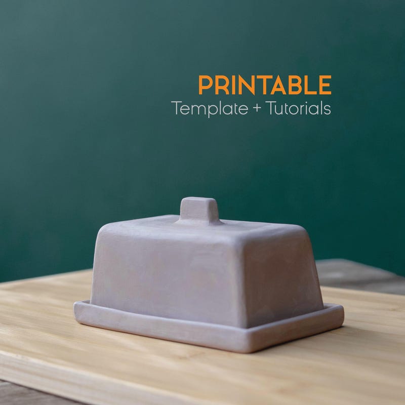 Pottery Dish Template - Etsy UK