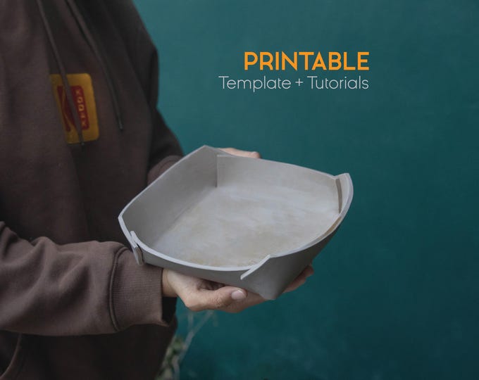 Baking Dish Slab Building Template | Ceramics Tools for Beginners ...