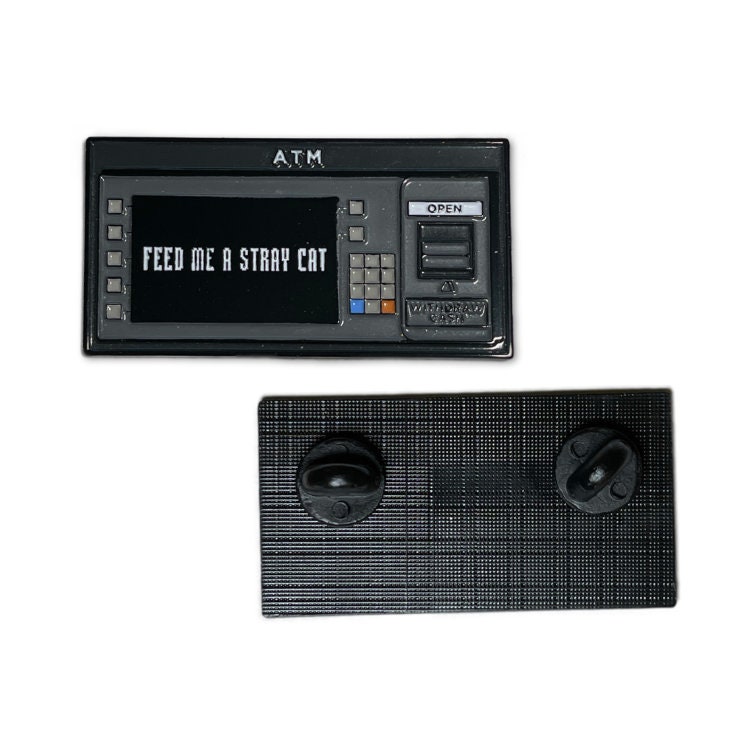 Feed Me a Stray Cat ATM American Psycho - Enamel Pin - Etsy