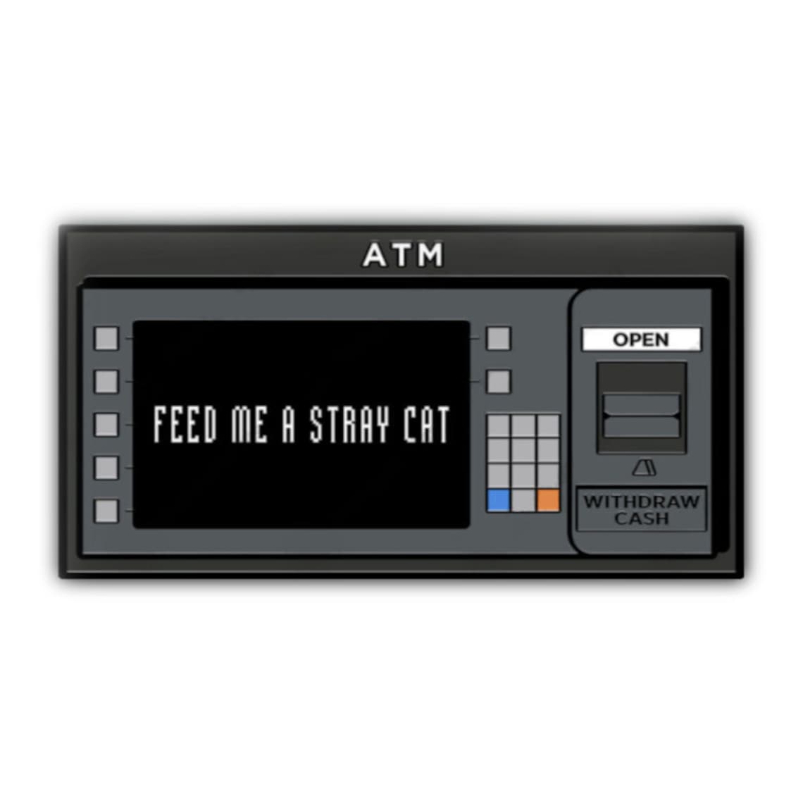 Feed Me a Stray Cat ATM American Psycho - Enamel Pin - Etsy