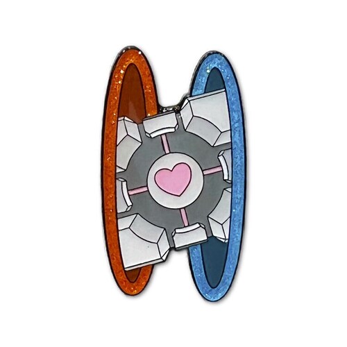 Wheatley Portal Pin Aperture Science Enamel Pin - Etsy