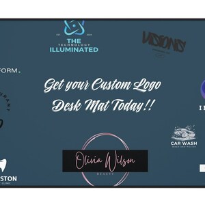 Custom Desk Mat, Custom Logo Deskmat, Company Logo Mouse Pad, Business ...