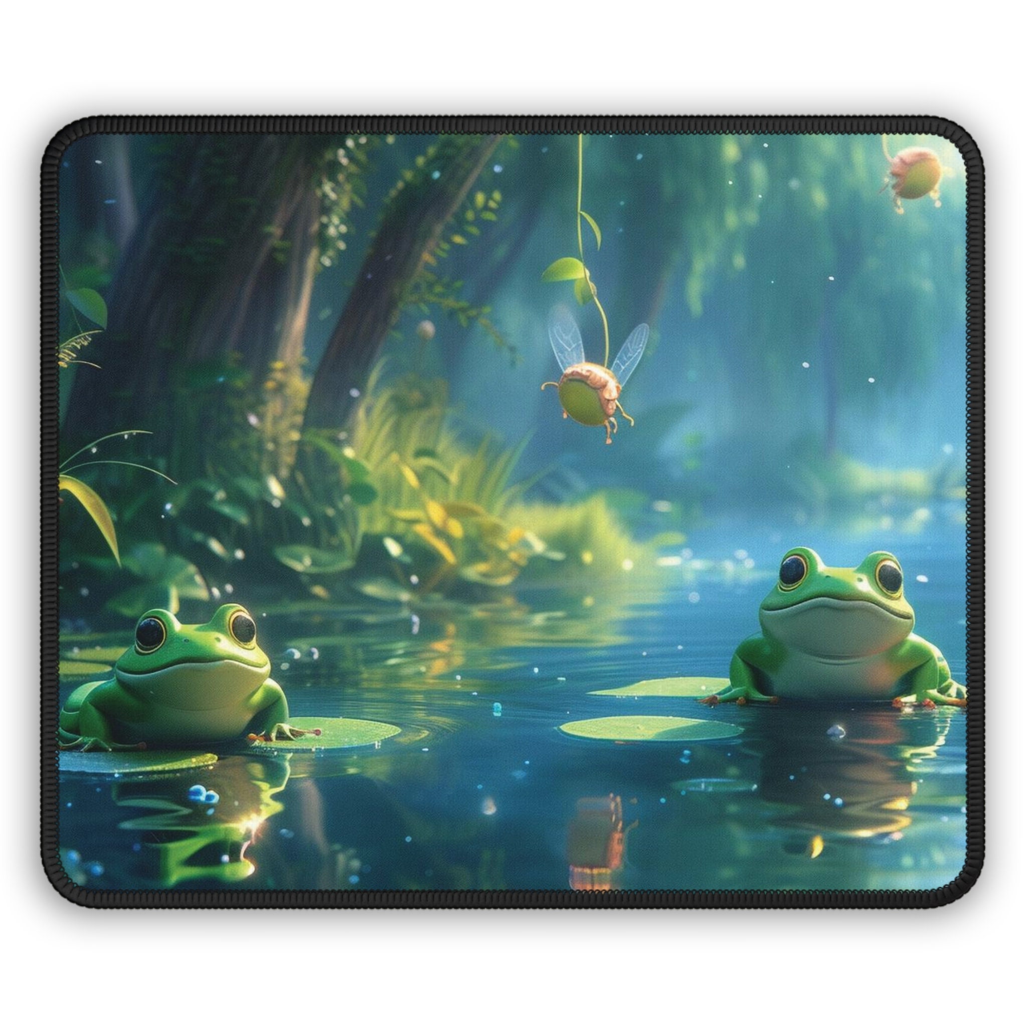 Fun Kawaii Frog Mouse Pad, Large Desk Mat, Cute Mouse Pad - Etsy