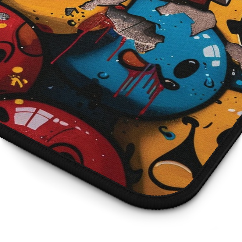 Smiley Face Mouse Pad, Cute Desk Mat, Cyber Punk, Quirky Home Decor ...