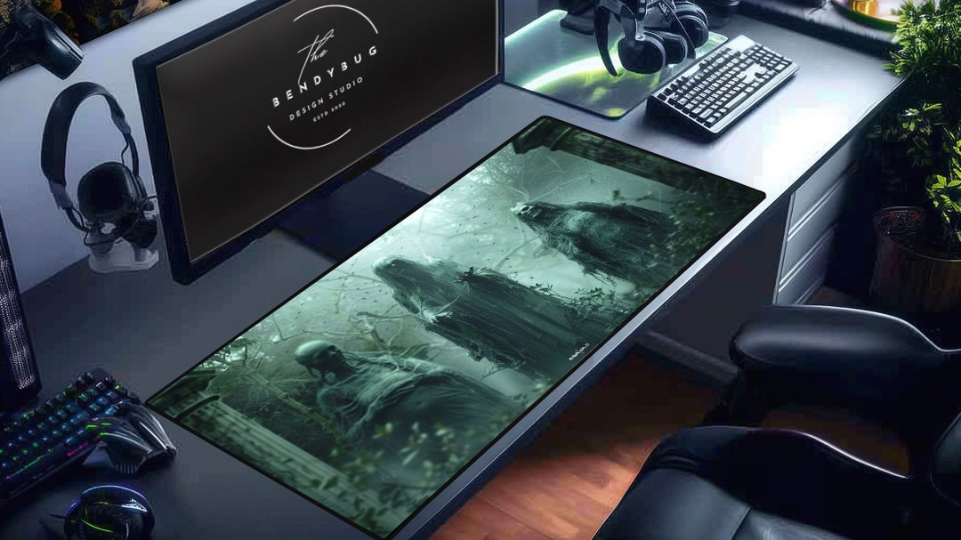 Horror Desk Mat, Witchy Mouse Pad, Dark Mouse Pad, Gaming Mouse Pad, XL ...