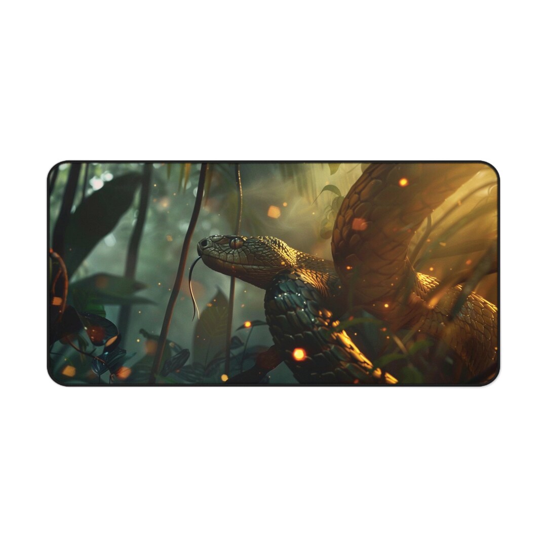 Snake Desk Mat, Fantasy Desk Mat, Reptile Mouse Pad - Etsy