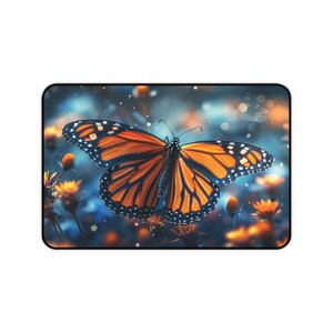 Monarch Butterfly Mouse Pad, Cute Desk Mat, Butterfly Decor, Purple ...