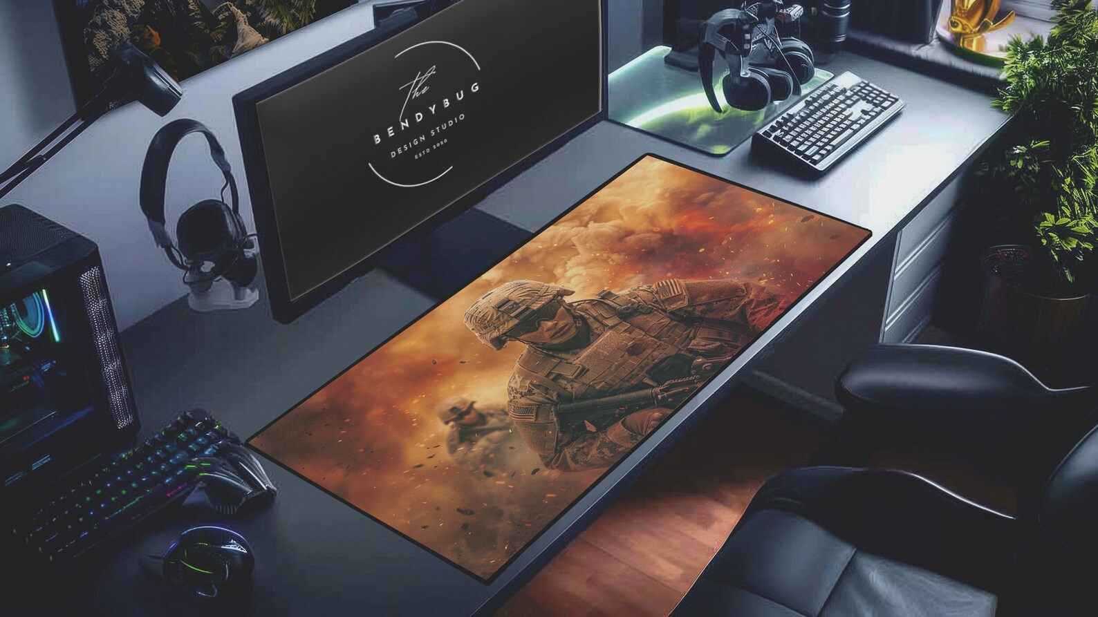Dramatic Gaming Mouse Pad, XL Mouse Pad, Warzone Desk Mat, Boyfriend ...