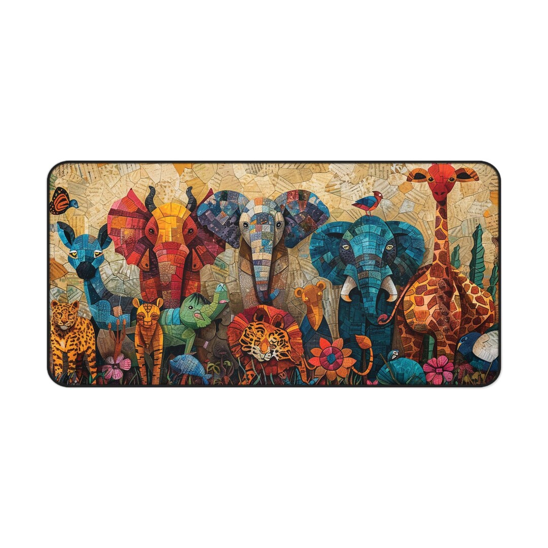 Teacher's Desk Mat, Cute Deskmat, Nature Desk Mat, Animal Desk Mat - Etsy