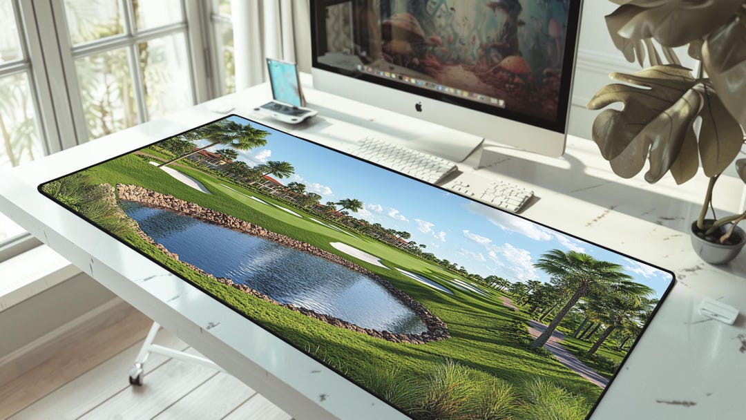 Golf Mouse Pad, Gaming Setup, Golf Gift, Large Desk Mat, Golf ...