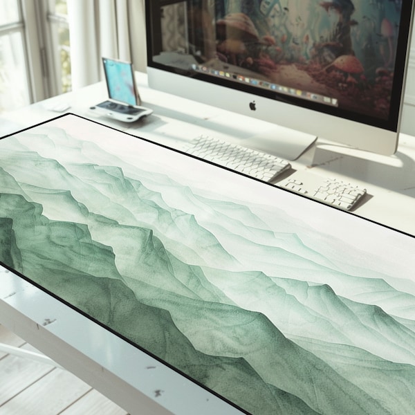 Green Desk Mat - Etsy