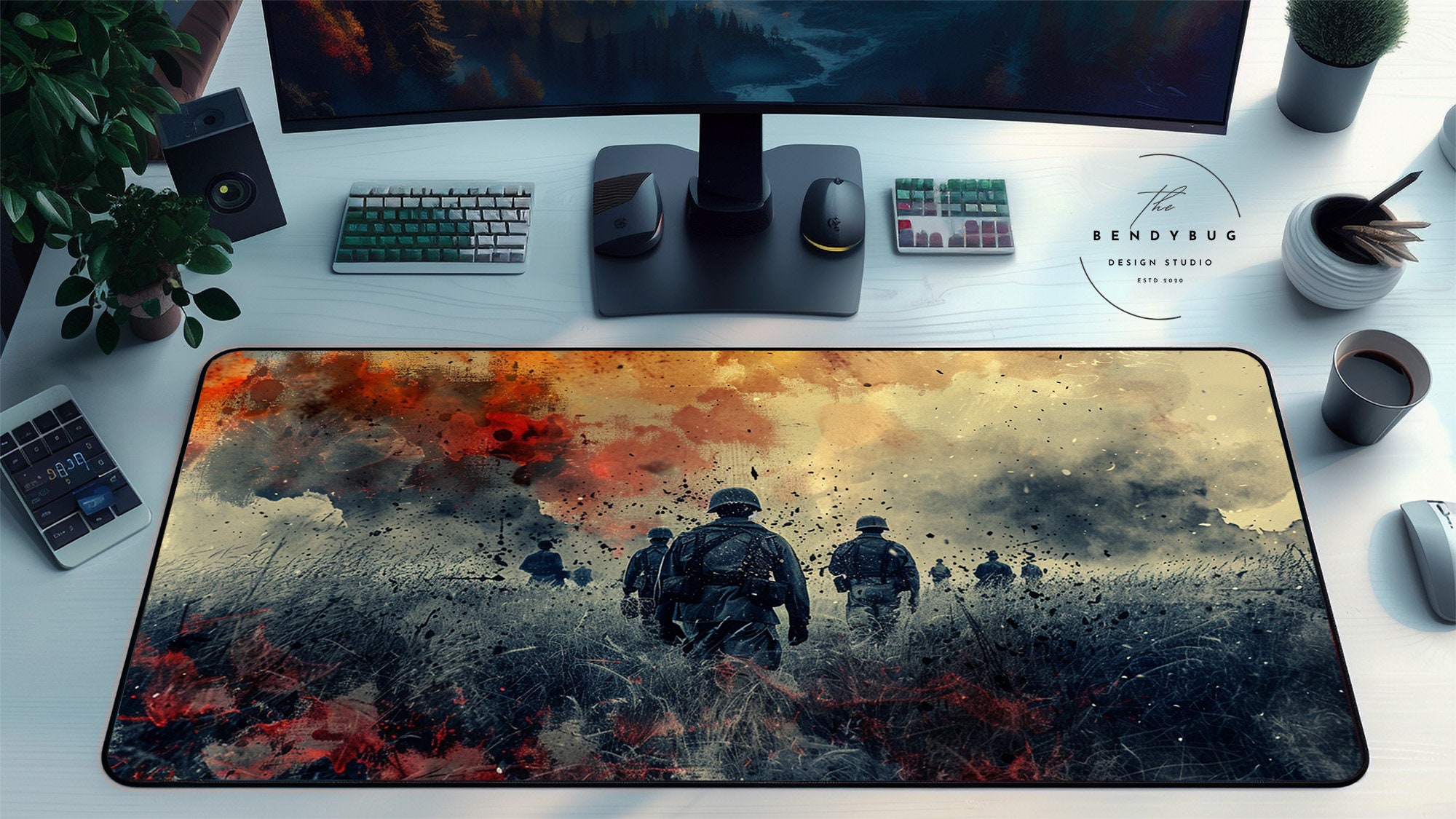 Ultimate Gaming Mouse Pad, XL Mouse Pad, Patriotic Gift, RPG - Etsy