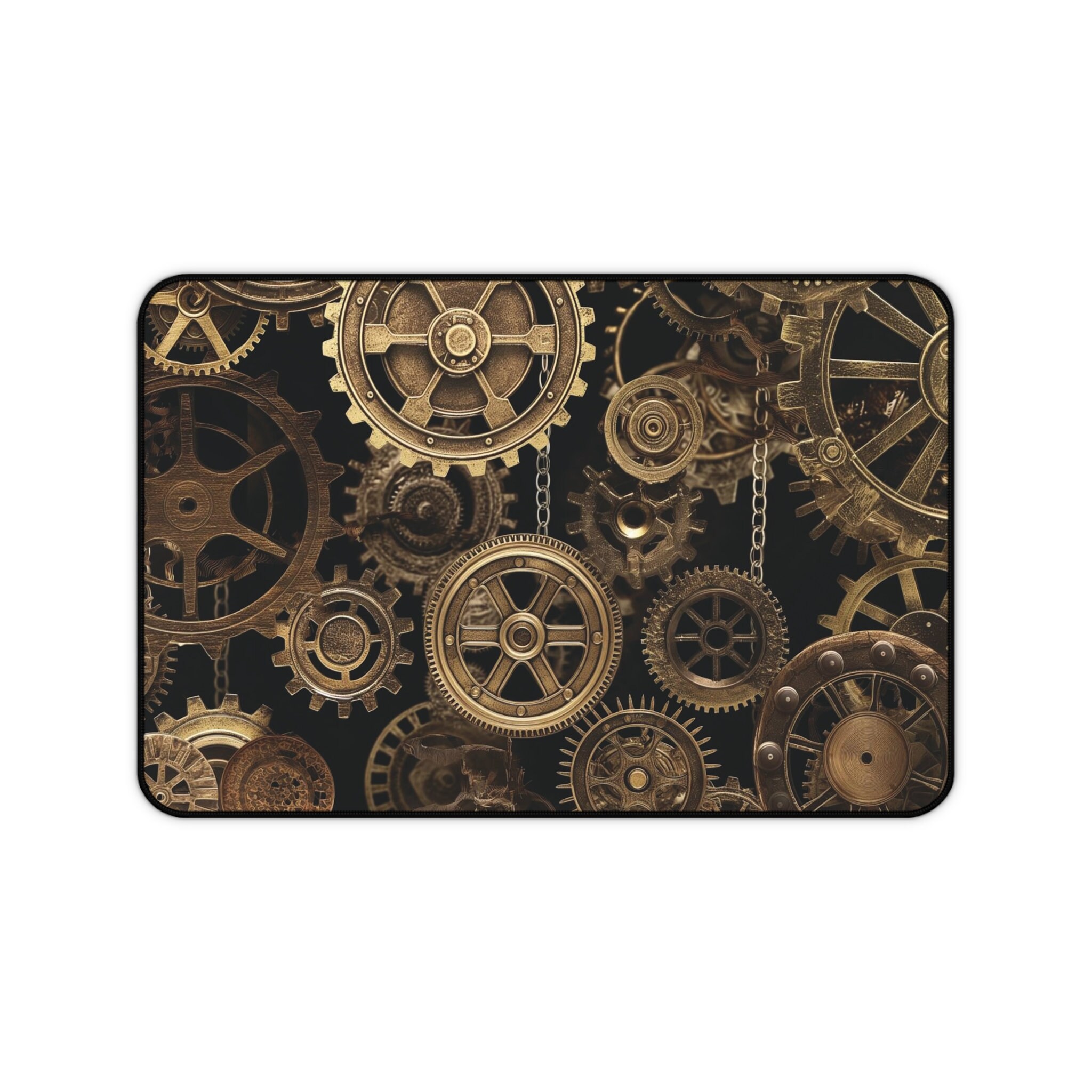 Steampunk Desk Mat: Victorian Gears, Cogs Mouse Pad - Etsy
