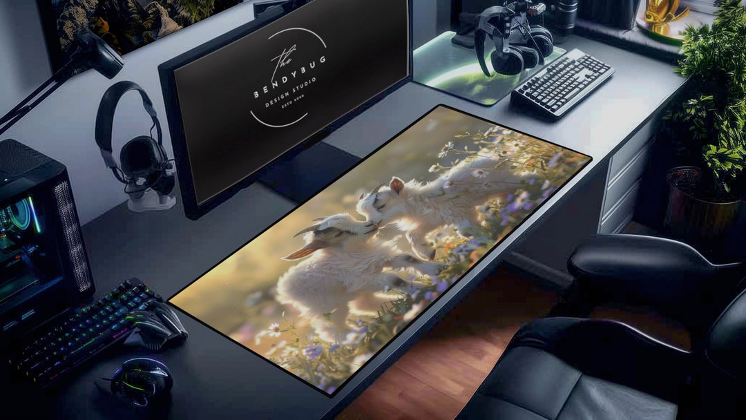 Baby Goat Desk Mat: Farmhouse Animal Mouse Pad - Etsy