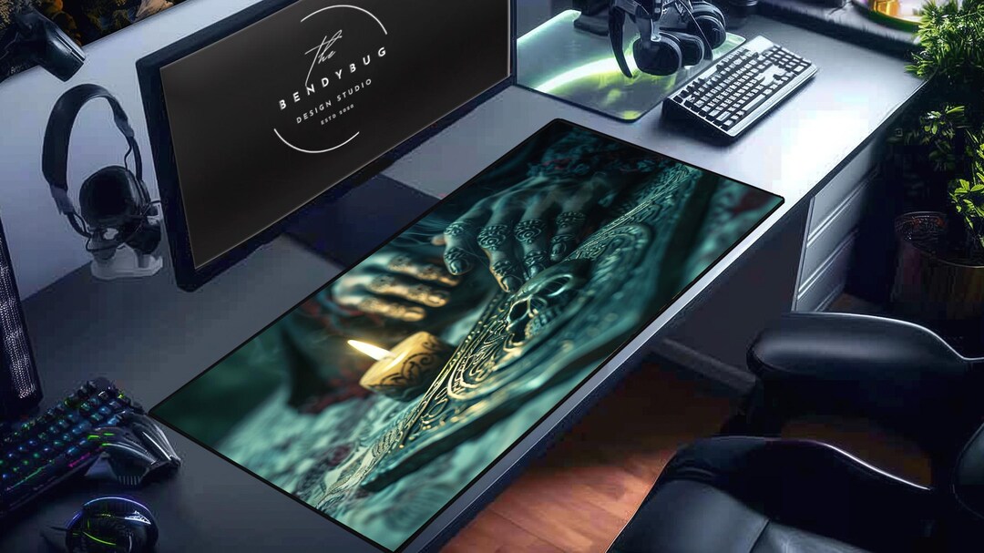 Witchy Desk Mat, Macabre Mouse Pad, Creepy Halloween Decor, Creepypasta ...