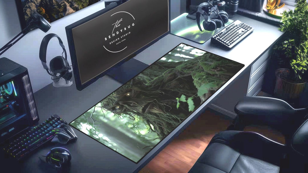 Goblin Forest Gaming Mouse Pad: Dark Fantasy Desk Mat - Etsy