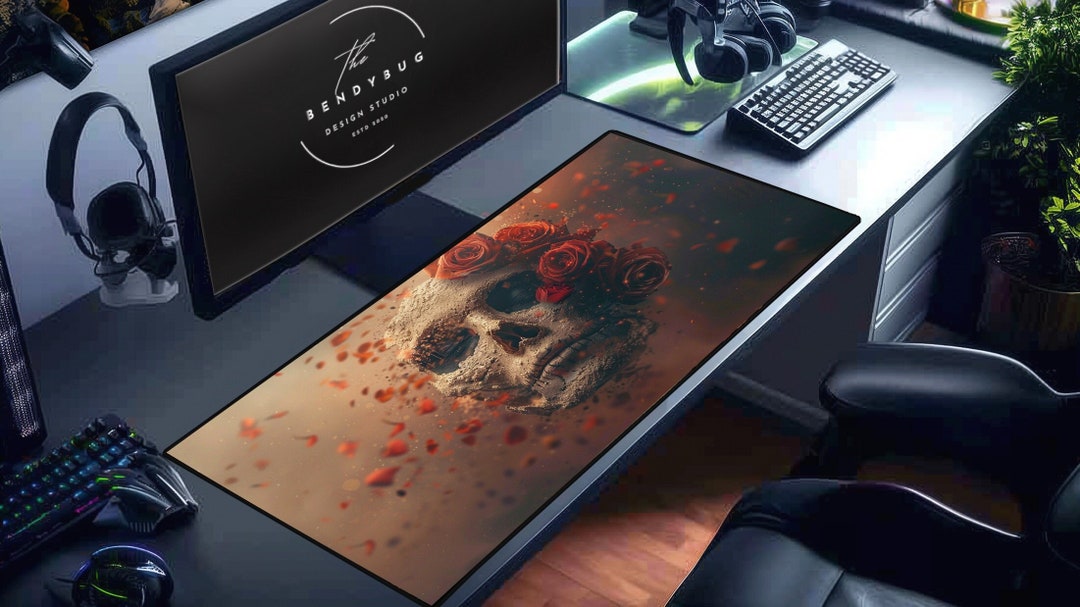 Goth Home Decor, Horror Desk Pad, Dark Academia Decor, XL Mouse Pad ...