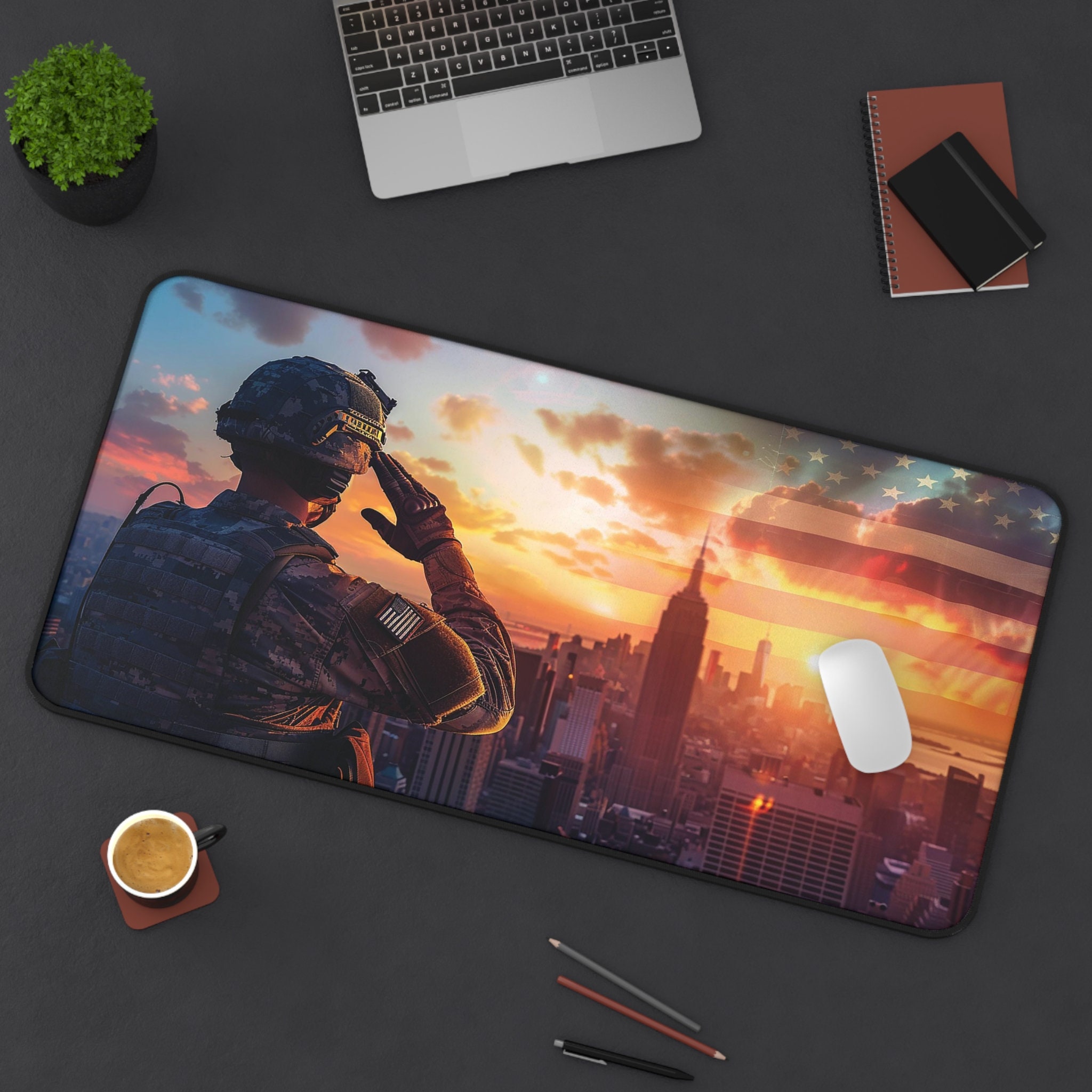 Inspiring Gaming Mouse Pad Perfect Gift for Veterans US Army, Usmc ...