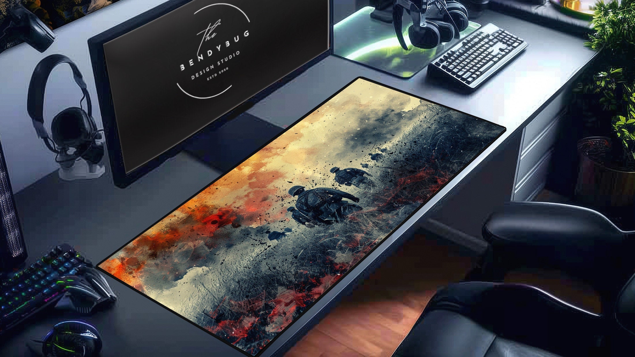 Ultimate Gaming Mouse Pad, XL Mouse Pad, Patriotic Gift, RPG - Etsy